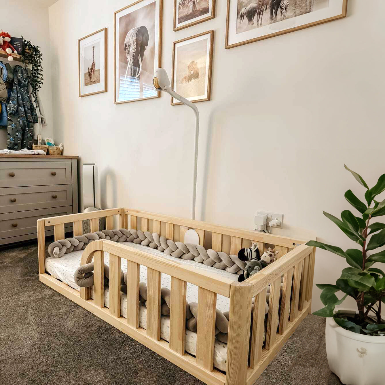 Toddler Floor Bed | Customisable, Safe & Handmade by Roomix