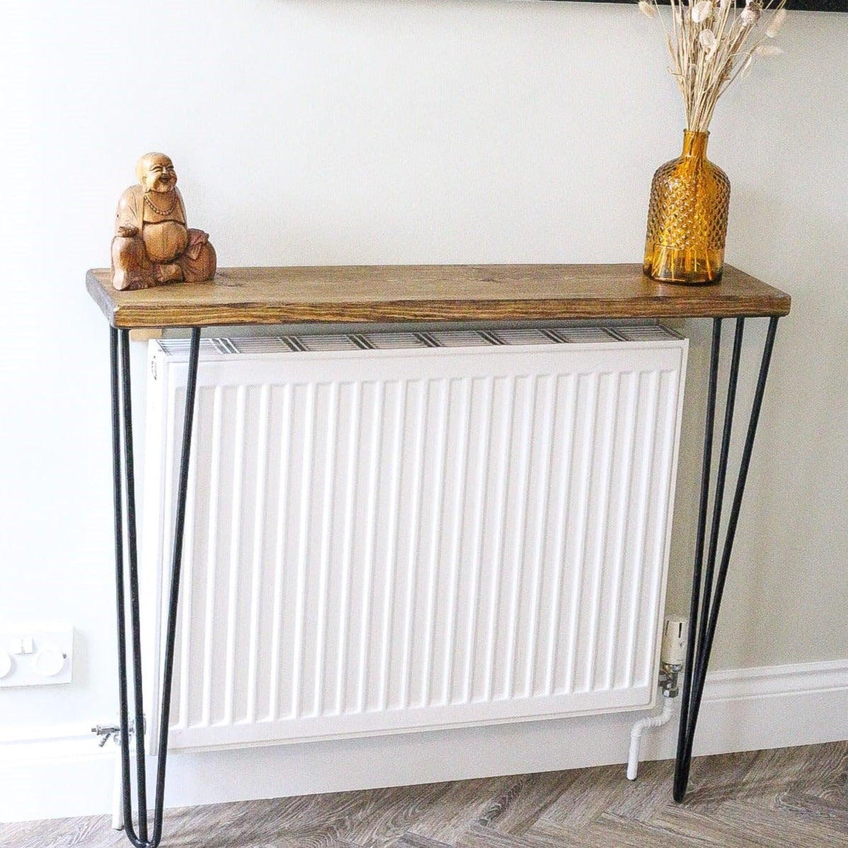 Rustic Radiator Cover with Hairpin Legs – Roomix